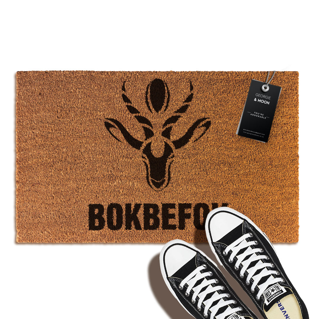 Rugby Doormat | Bokke Befok – Georgie & Moon