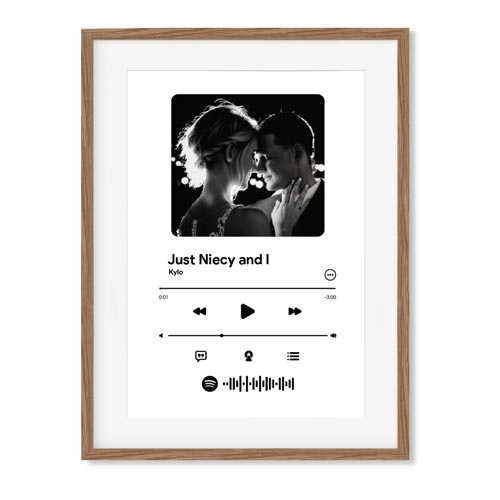 SPOTIFY ARTWORK Poster - Custom Spotify song Poster | GAM – Georgie & Moon