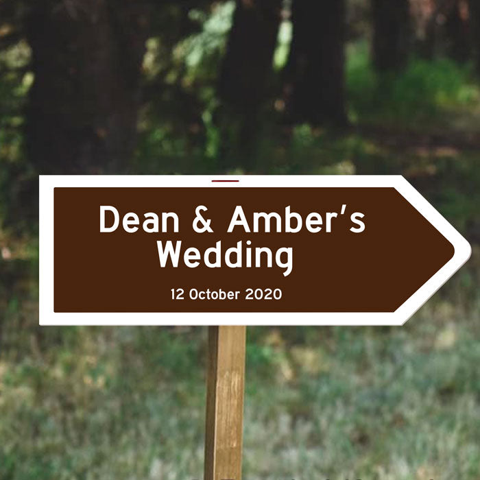 Wedding Direction Sign Board | Georgie & Moon Shop Online